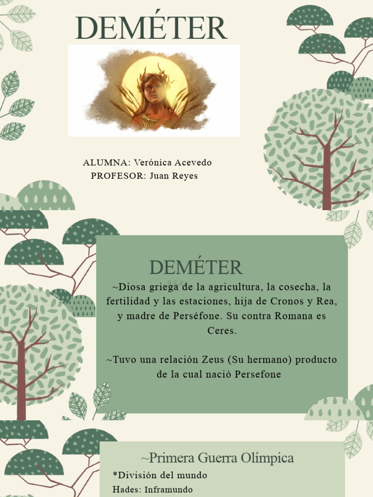 DEMÉTER | PDF