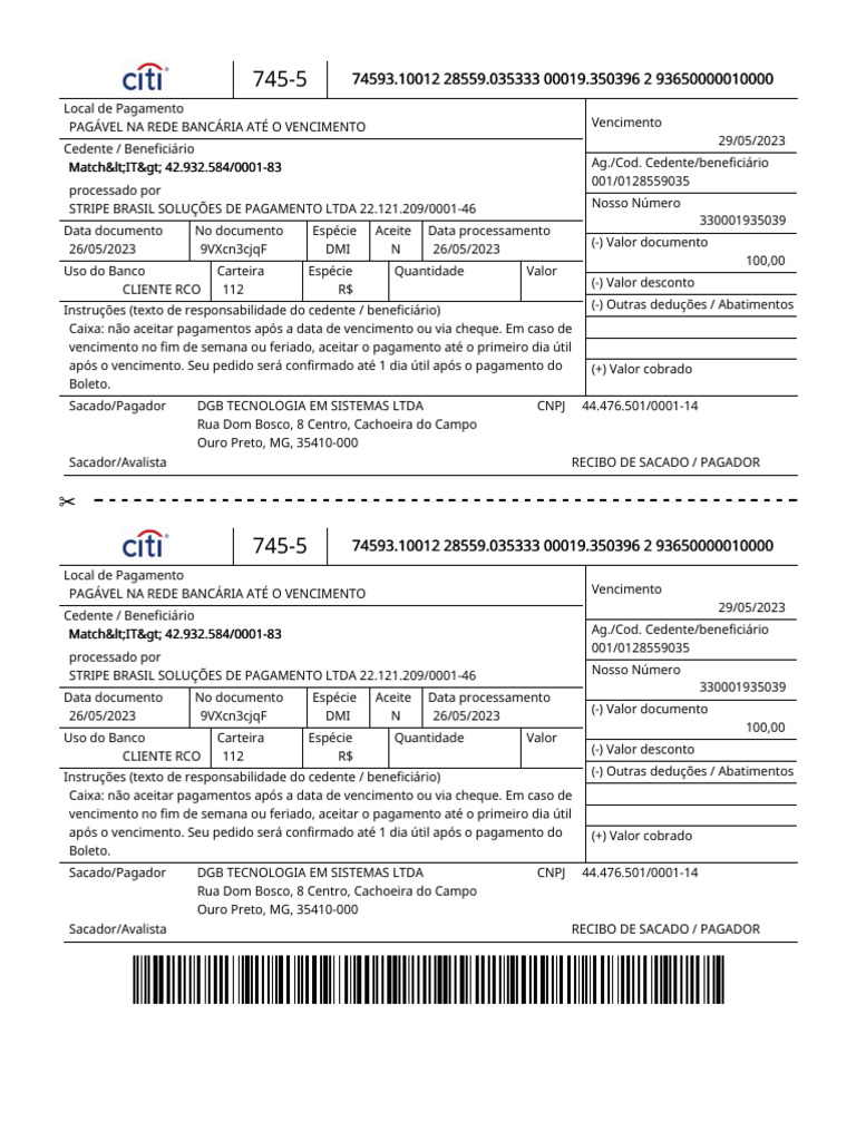 Boleto Voucher | PDF | Bancos | Tecnologia bancária
