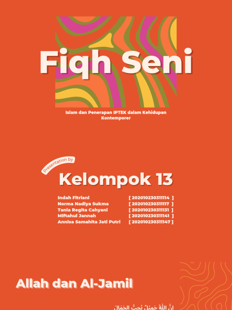 Fiqh Seni - Kelompok 13 | PDF