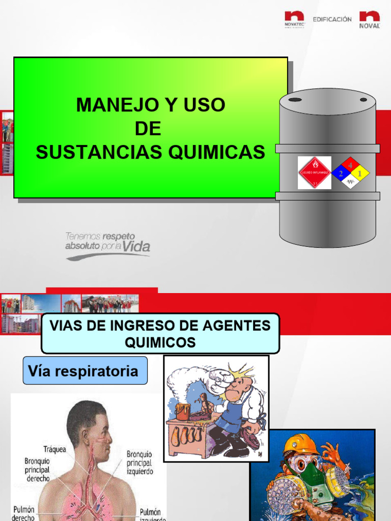 21 Manejo y Uso de Sustancias Quimicas | PDF | Agua | Materiales