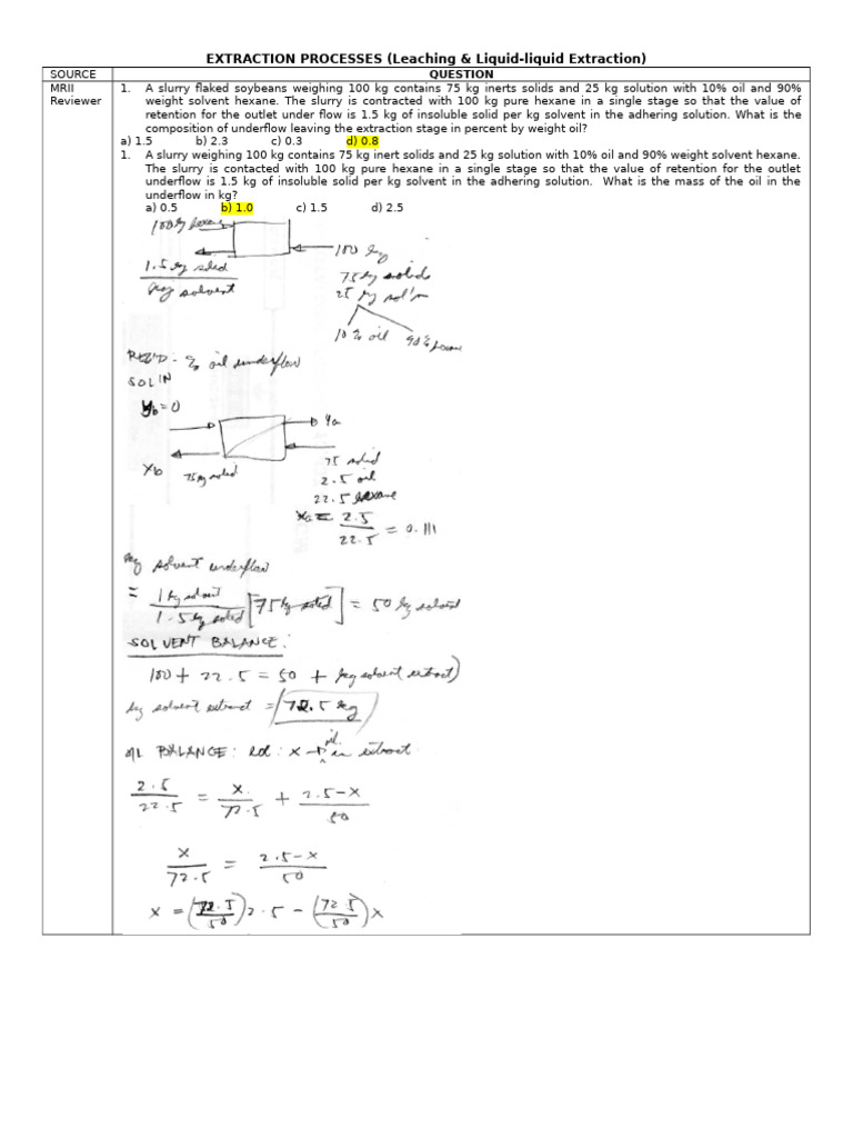 15 LEACHING Extraction KEY ANS Master File1 | Download Free PDF | Solubility | Crystallization