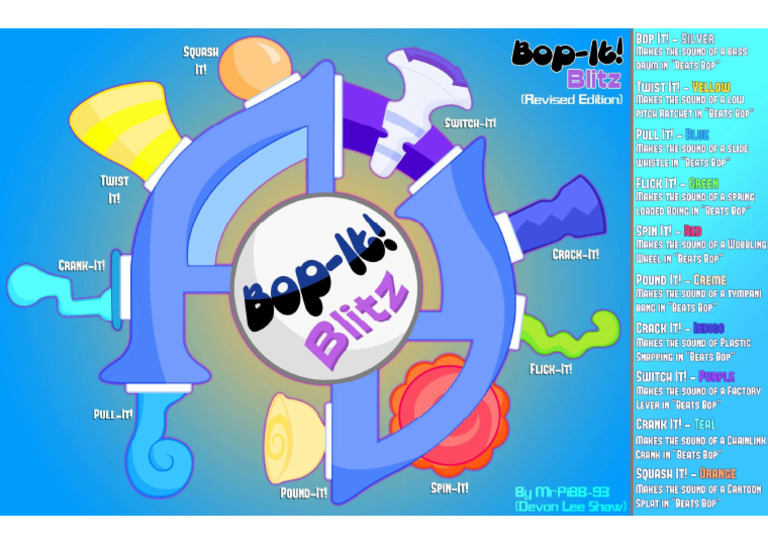 Bop It Blitz Instructions Manual | PDF