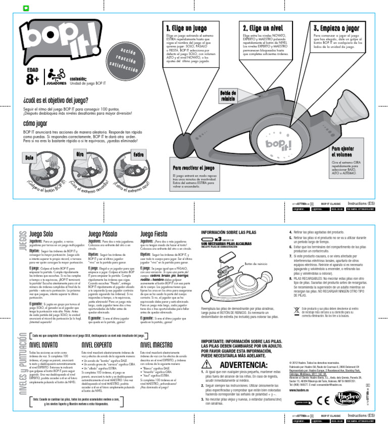 Classic Bop It | PDF