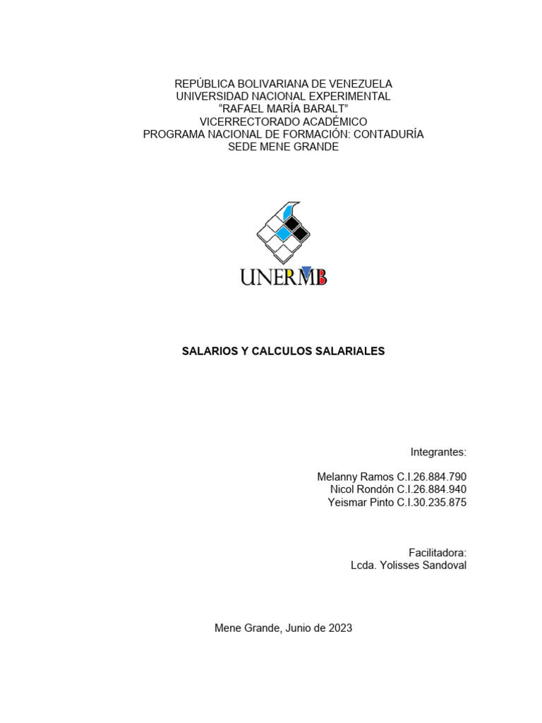 SALARIO | PDF | Salario | Salario mínimo