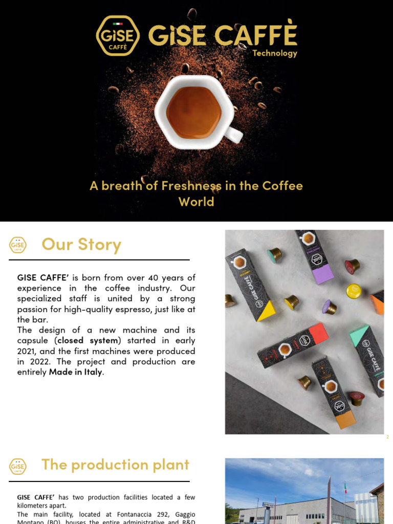 Pres. ENG GISE CAFFE' | PDF | Coffee | Drink