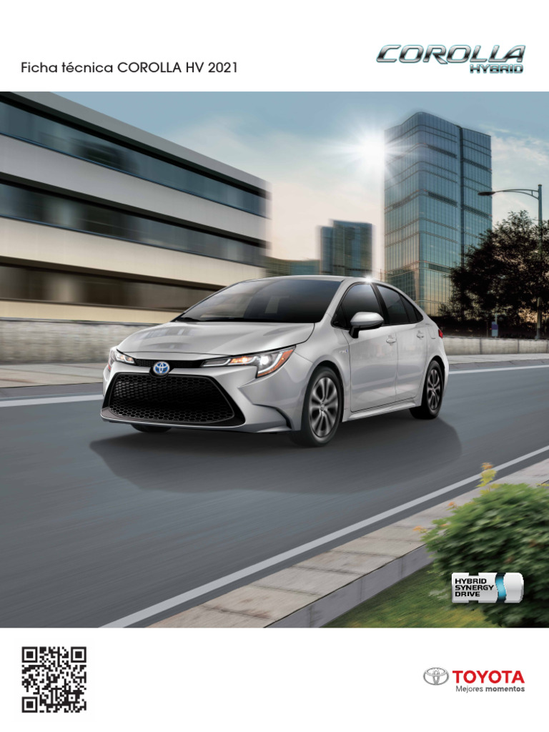Ficha Técnica COROLLA HV 2021 | PDF | Vehículo híbrido | Vehículo de motor