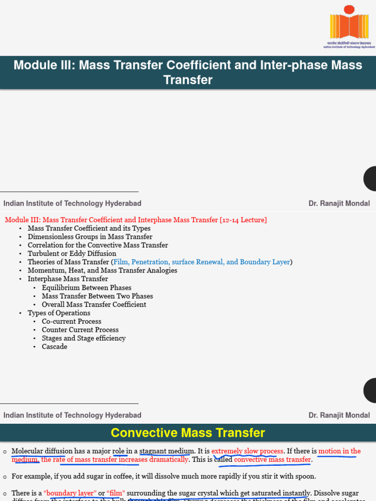 Module III | PDF | Boundary Layer | Diffusion