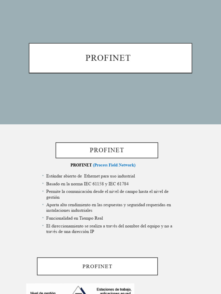 Redes5 Profinet | PDF | Red de computadoras | Ethernet