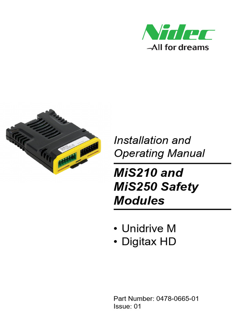 MiS210 and MiS250 Safety Installation and Operating Manual (0478-0665-01) Approved | PDF ...