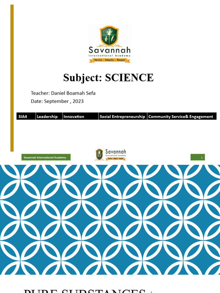 Mixtures and Pure Substances Year 8 | PDF | Mixture | Solubility