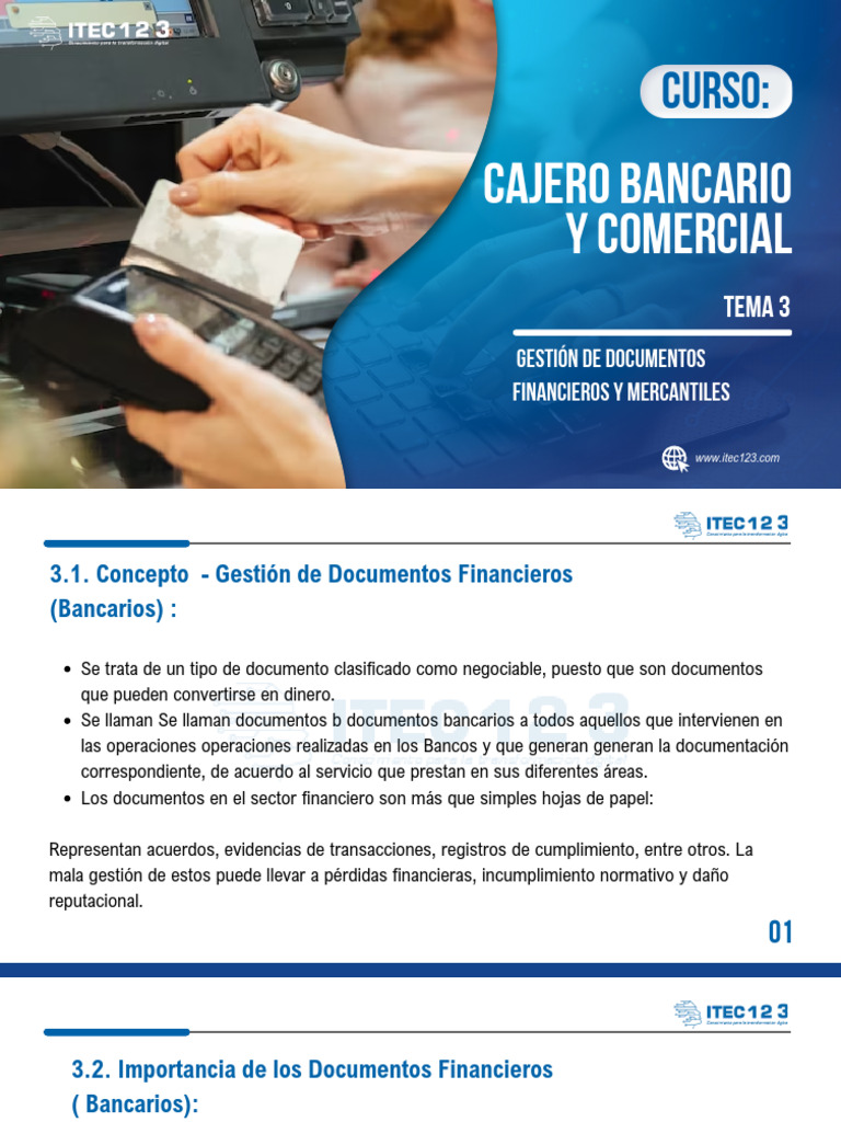 Documentos Financieros Y Bancarios Pdf Cheque Pagaré