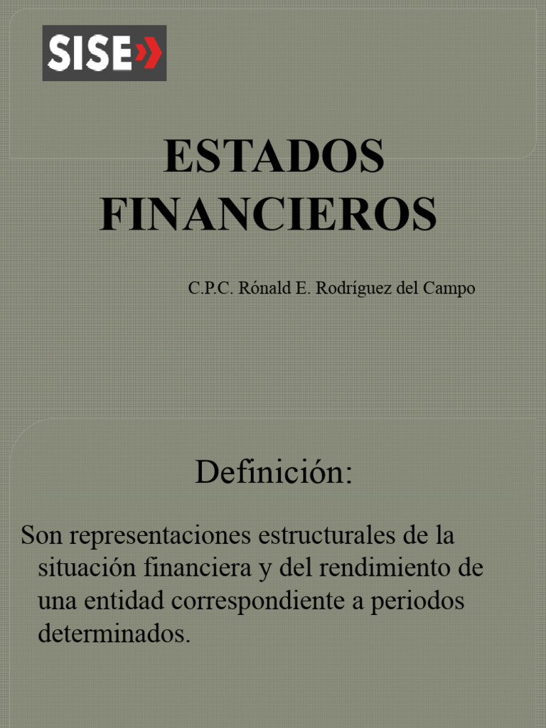 Estados Financieros | Descargar gratis PDF | Contabilidad | Estado de resultados