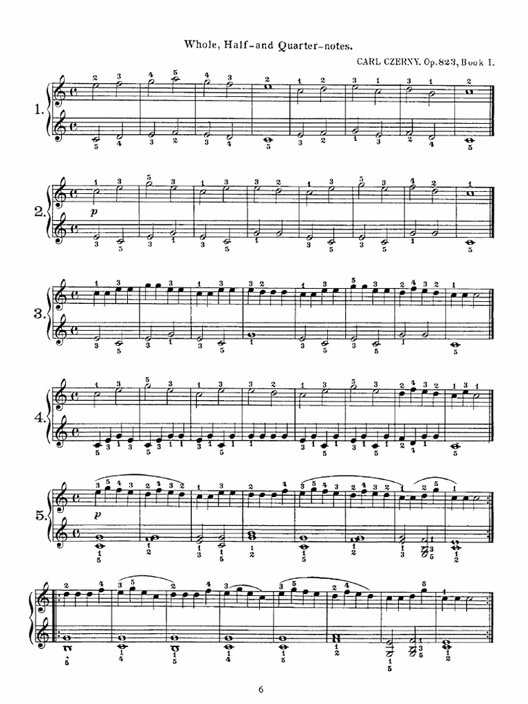 Czerny Lectura | PDF