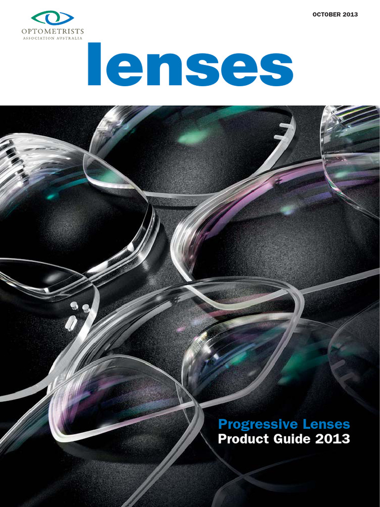 LENSES 2013 - Progressive Lenses Product Guide | PDF | Optics | Lenses