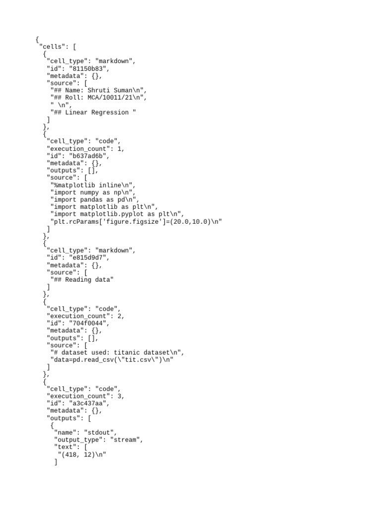 Titanic Dataset Analysis | PDF | Computer Programming | Computer Engineering