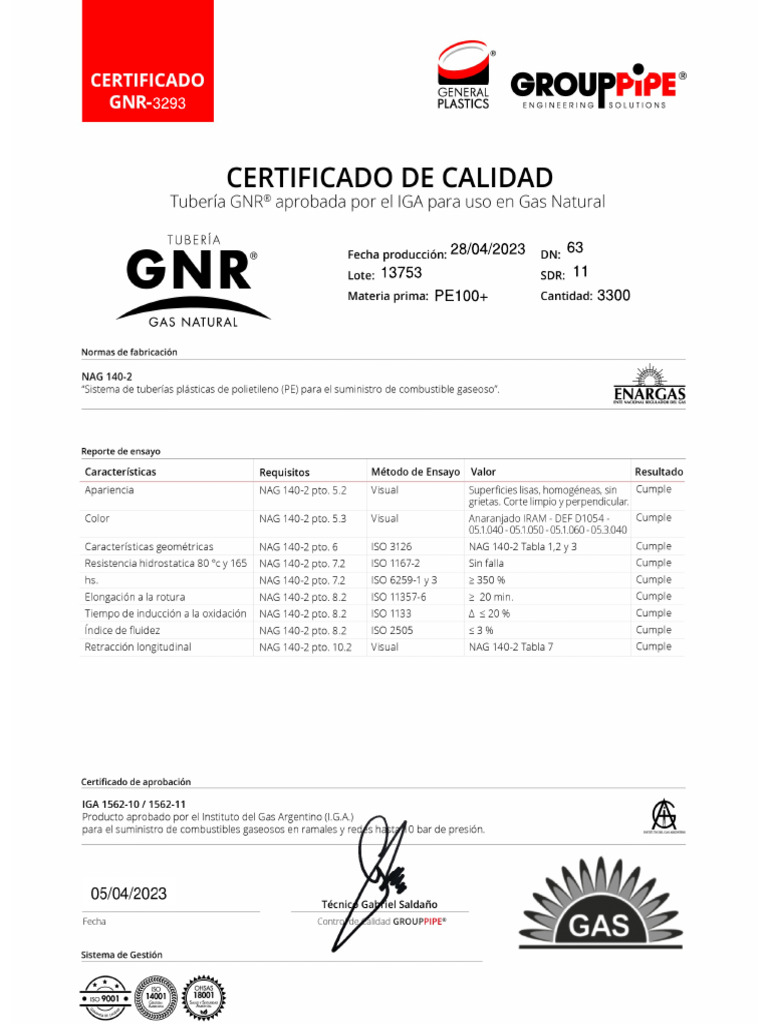 GP Ø63-Partida 13753-3293 | PDF