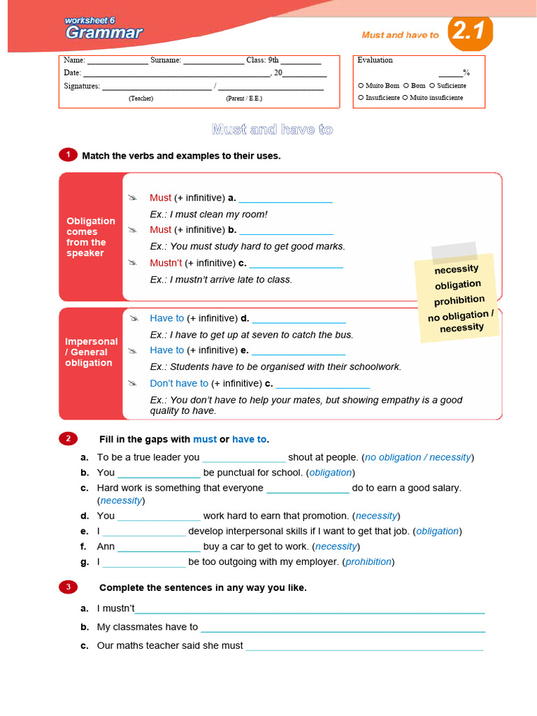 Enga9 Worksheets Grammar 2 p20 25 | PDF | Comma | Syntax