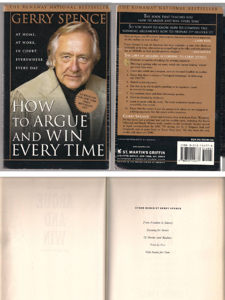 GerrySpence How To Argue and Win Everytime | PDF