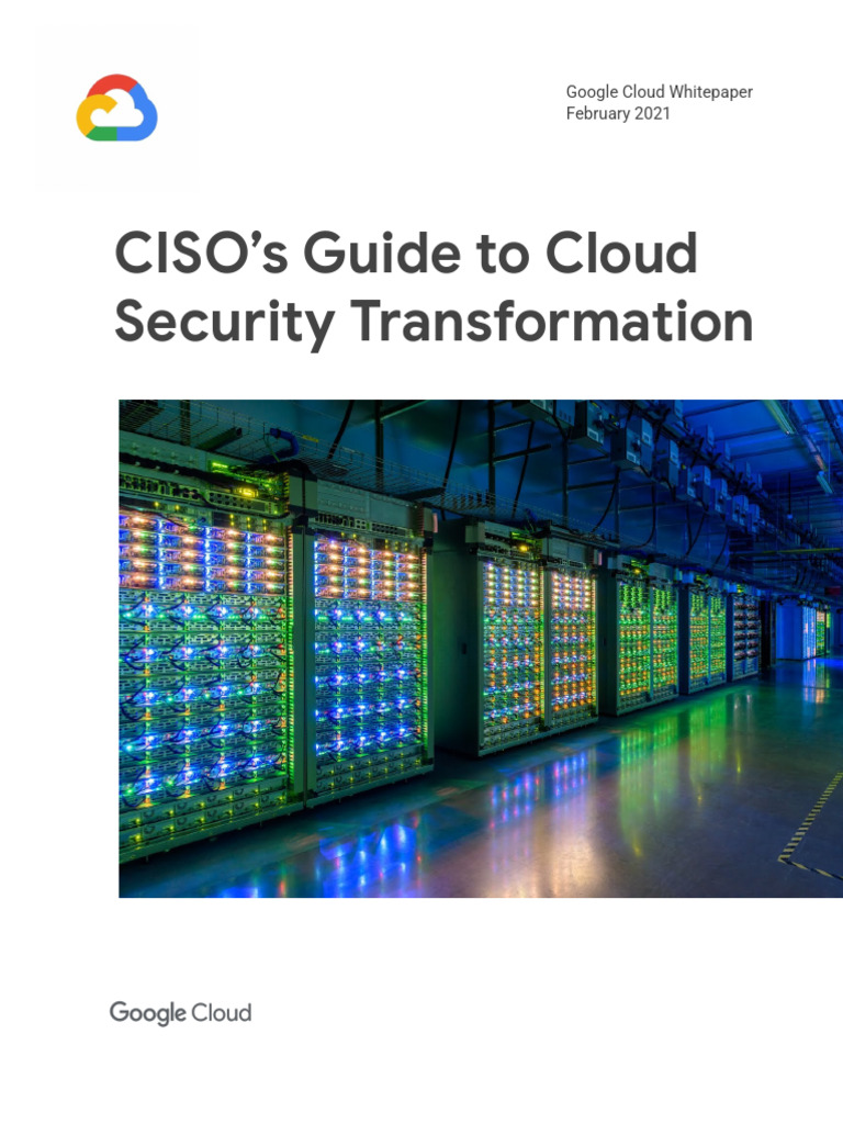 CISO's Guide To Cloud Security Transformation | PDF | Cloud Computing | Software As A Service