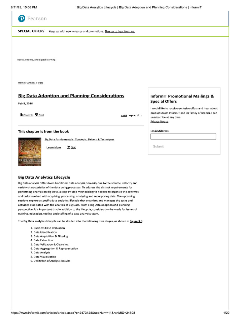 Big Data Fundamentals | PDF
