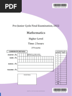 Maths JC Exam 2024 | PDF | Area | Shape