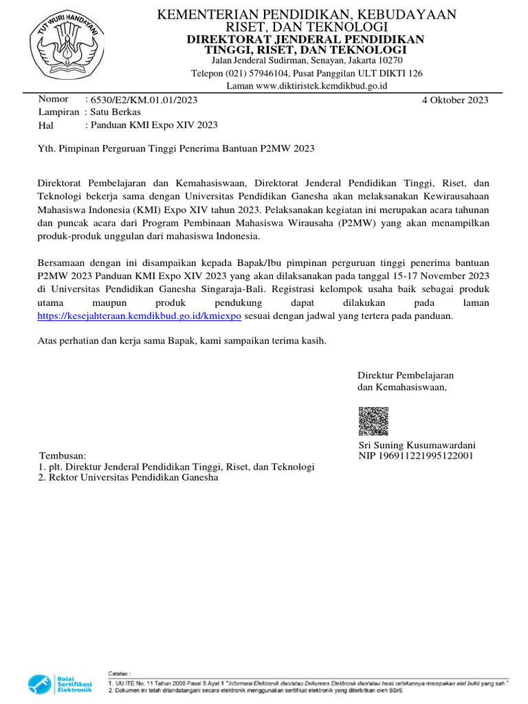 Panduan Kmi Expo Xiv 2023 1697617778 | PDF