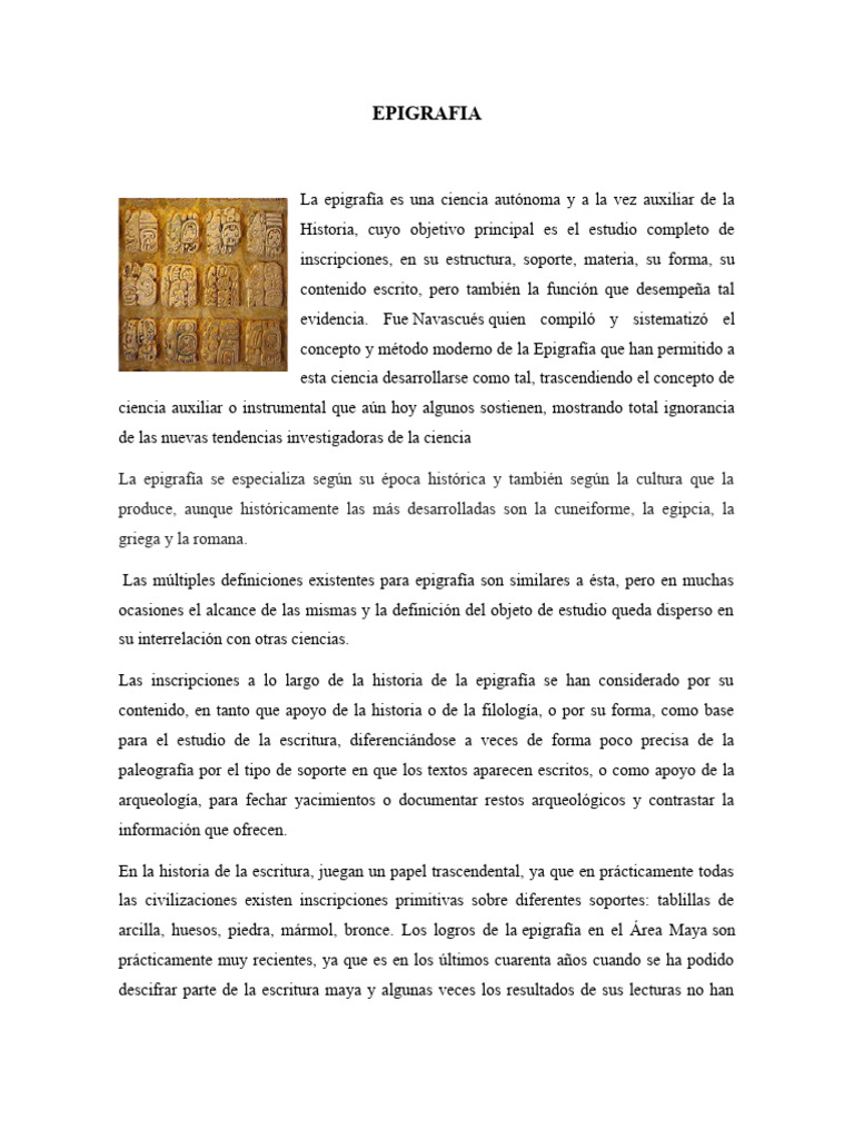 EPIGRAFIA | PDF