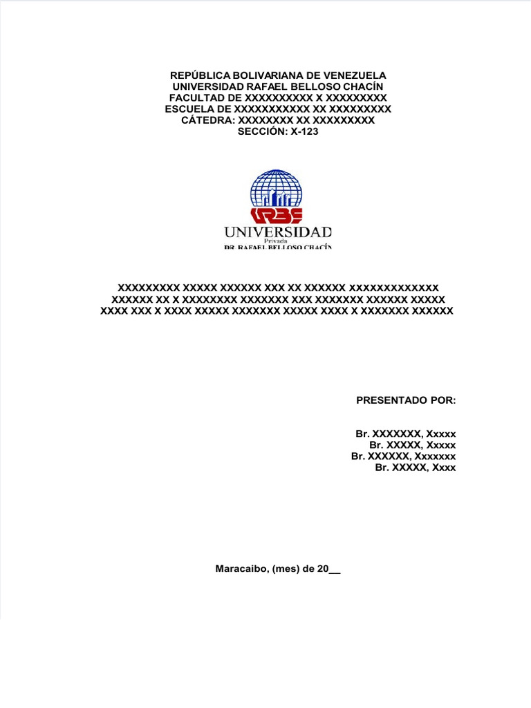 Dokumen - Tips Portada Trabajos Pregrado Urbe | PDF