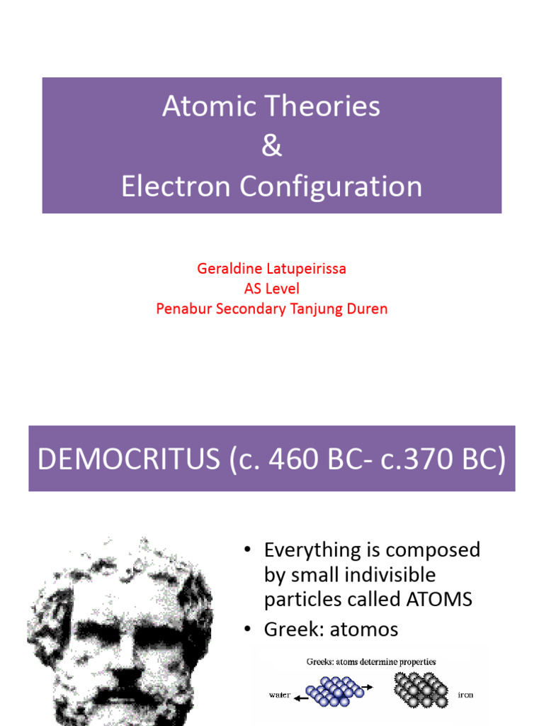 2020 - 2021 Atom and Subatomic Particles | PDF | Atoms | Atomic Orbital