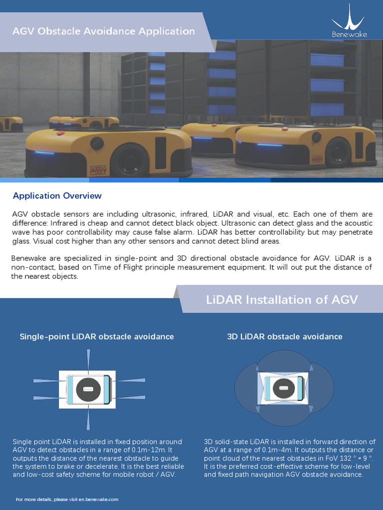 Agv Obstacle Avoidance Application | PDF | Lidar | Manufactured Goods