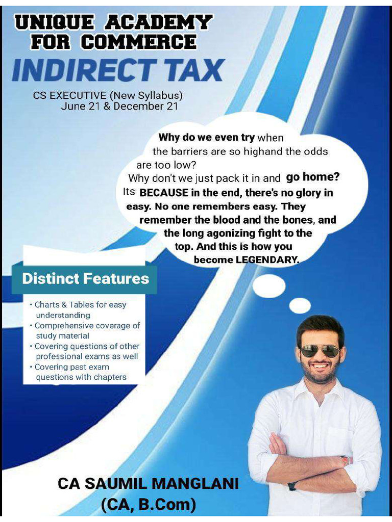 IDT Notes - June & Dec 21 - CS Executive - CA Saumil Manglani V1 | PDF