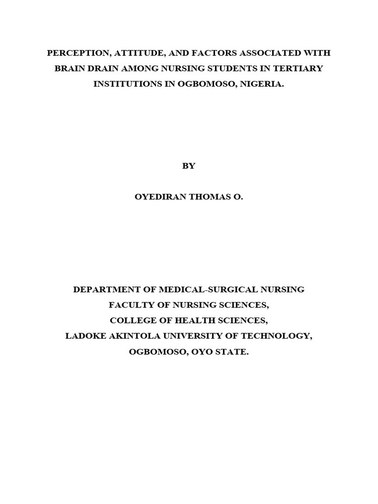 Brain Drain Corrected 1 | PDF | Politics | Social Science