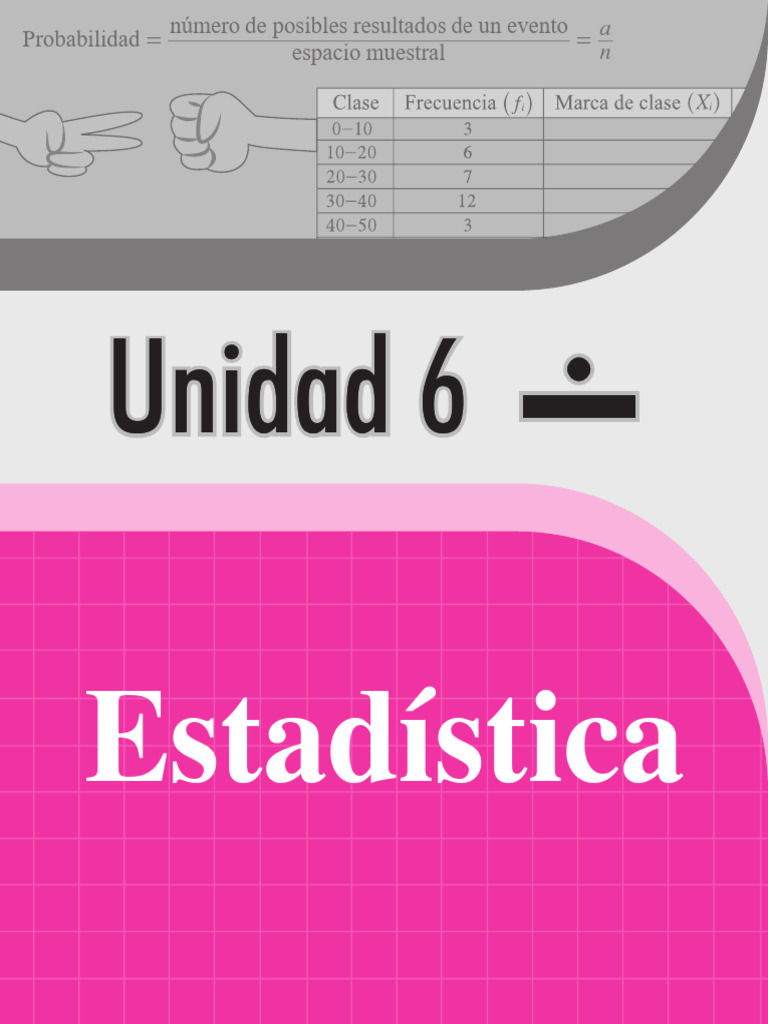Unidad 6 Estadística 2do Solucionario (2da. Edición) | PDF | Probabilidades y estadísticas ...