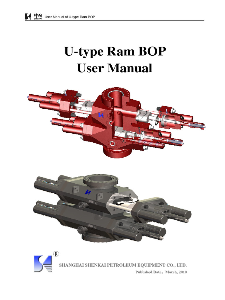 MANNUL of Double Ram BOP Cameron Type U | PDF | Mechanical Engineering