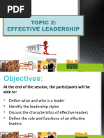 Leadership Training Module | PDF | Leadership | Communication