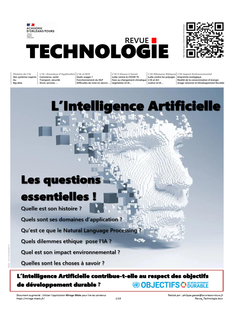 Intelligence Artificielle Dossier | PDF | Intelligence artificielle ...