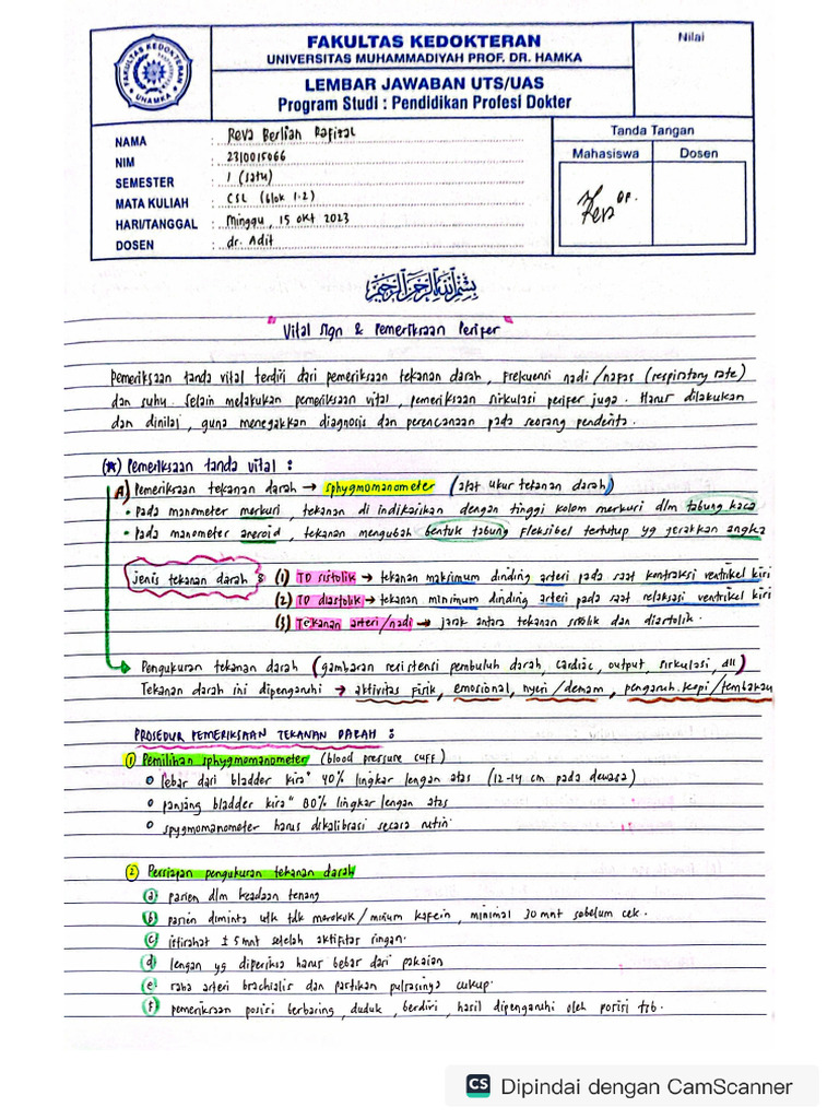 Reva Berlian - CSL m5 (Vital Sign) | PDF