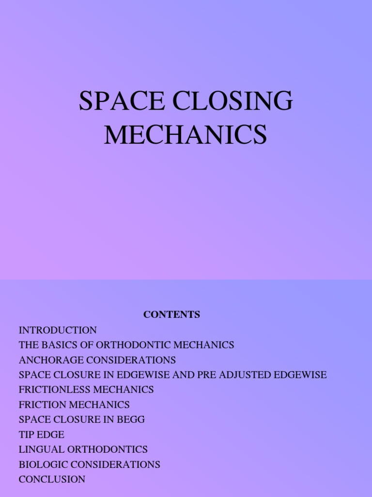 Space Closing Mechanics - DIFFERENT LOOPS | PDF | Anatomical Terms Of ...