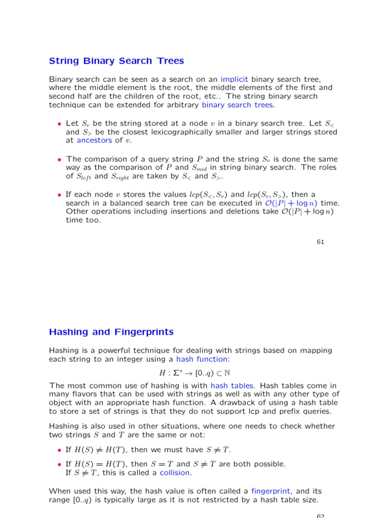 Lecture 04 Inaryseachtree | PDF | String (Computer Science) | Computer Programming