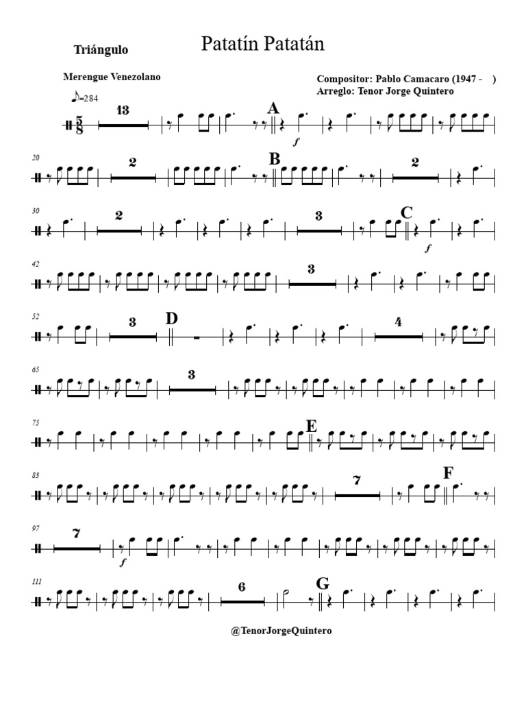 Patatín Patatán - Triángulo | PDF