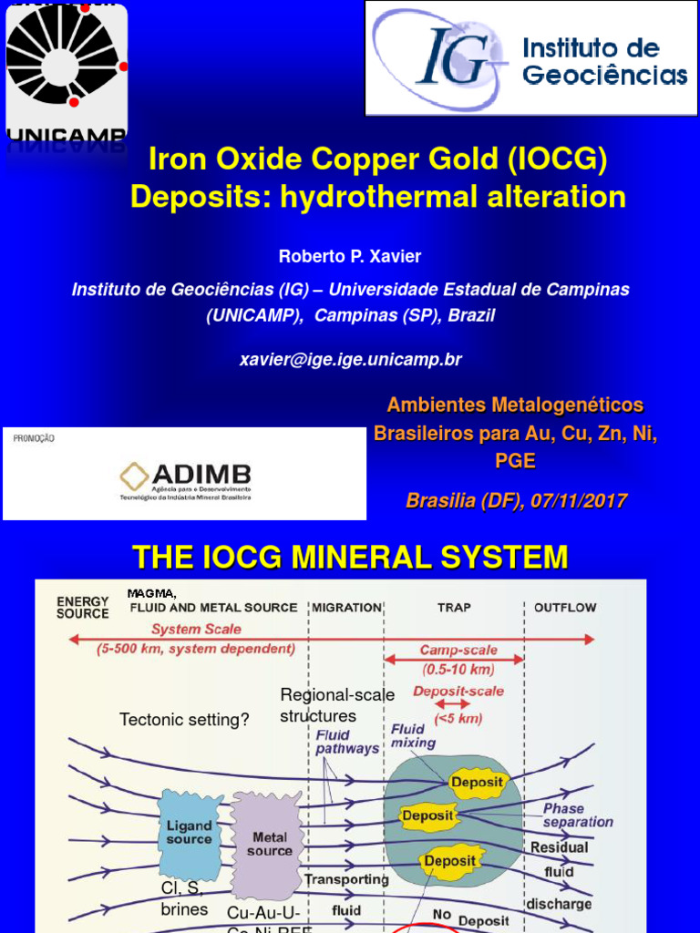 Hydrothermal Alteration in IOCG Deposits | PDF | Mining | Natural Materials