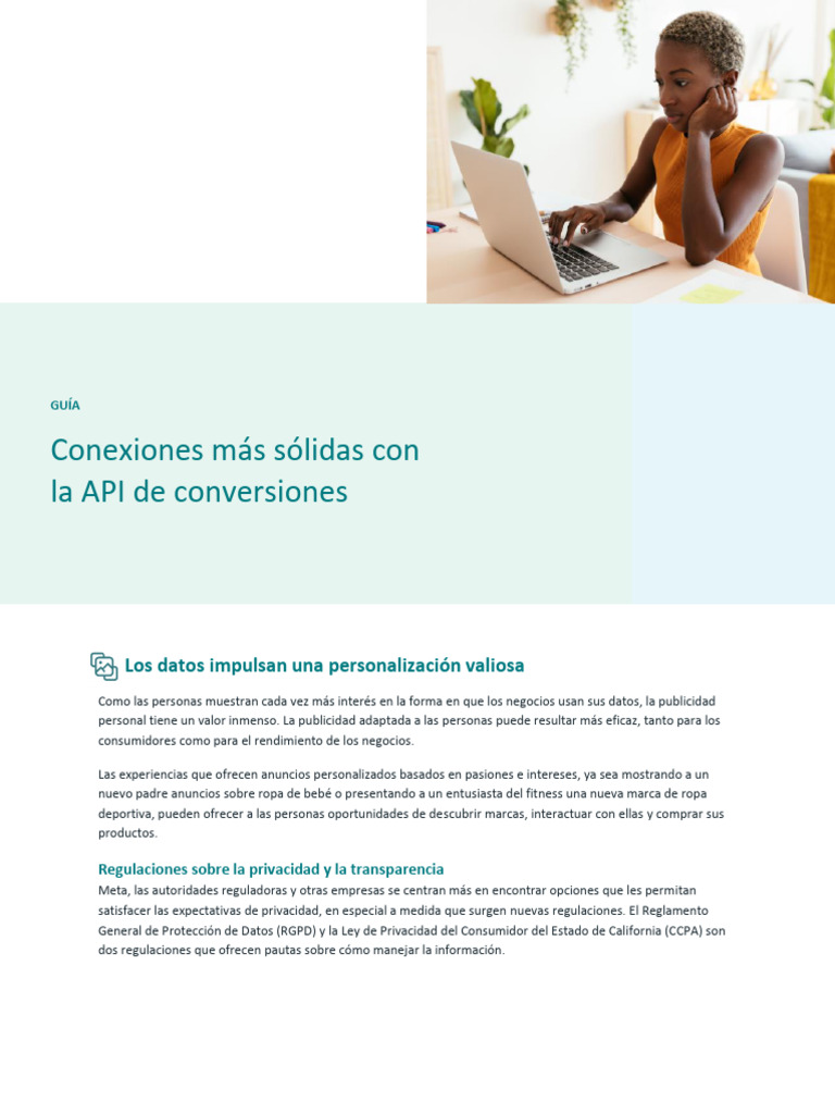 Stronger Connections With The Conversions Api Handout Es La | PDF ... Stronger Connections With The Conversions Api Handout Es La | PDF ...