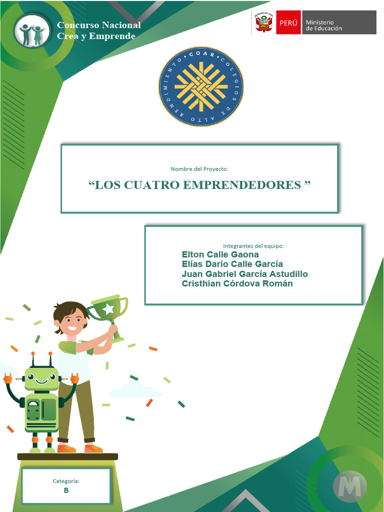 Proyecto de Emprendimiento | PDF