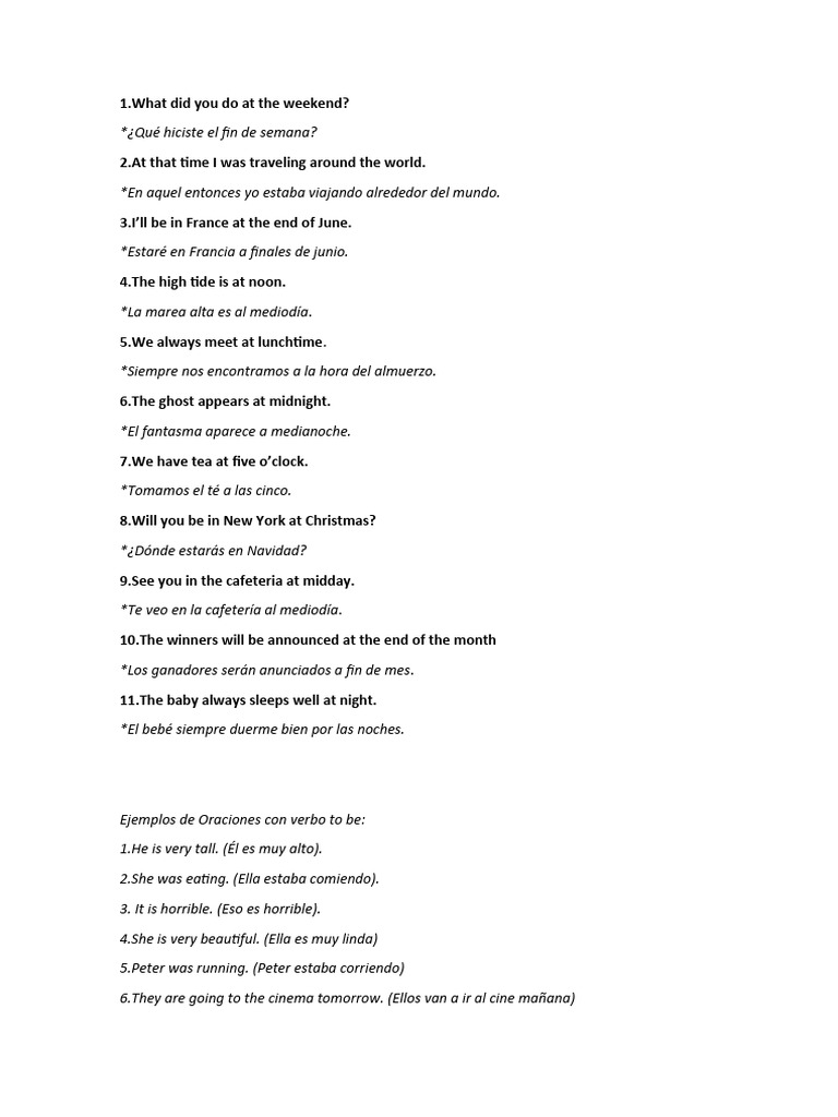 Documento INGLÉS | PDF