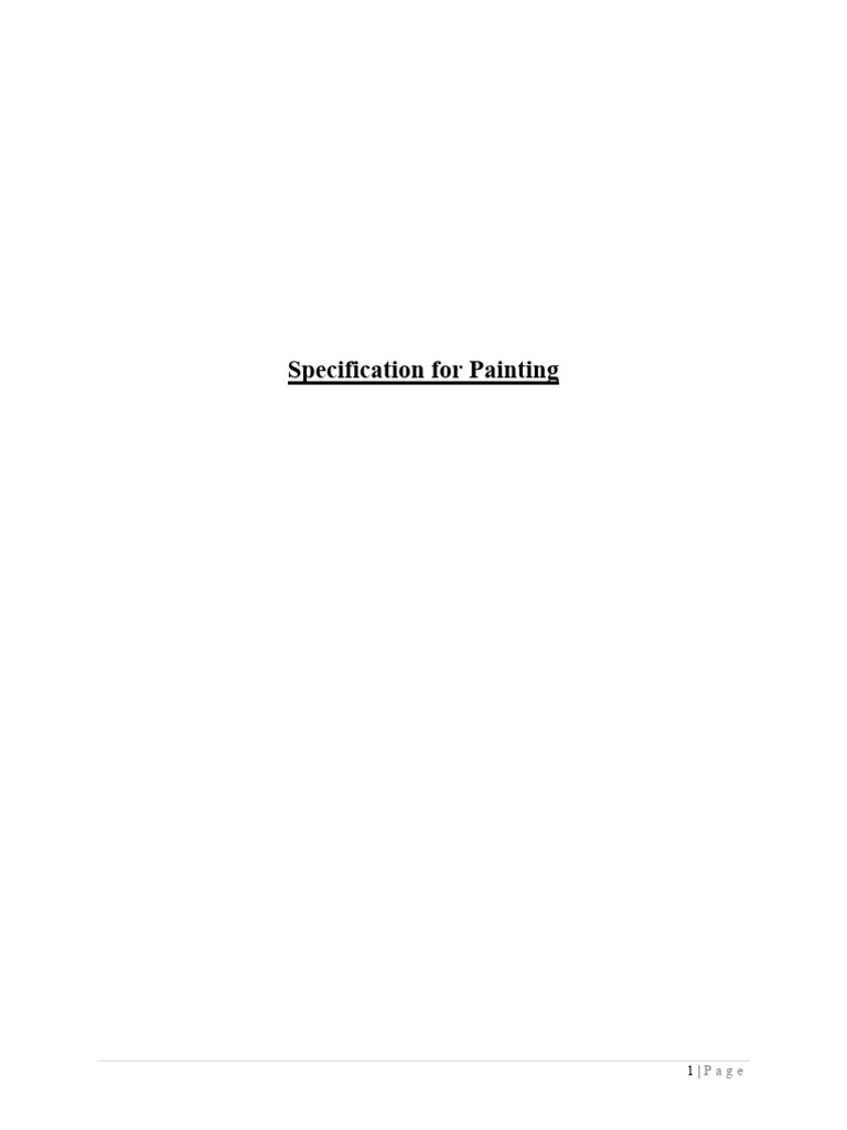 Steel Structure Painting Specifications | PDF | Paint | Abrasive