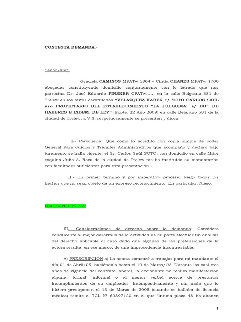 Contesta Demand1 Pinsker | PDF