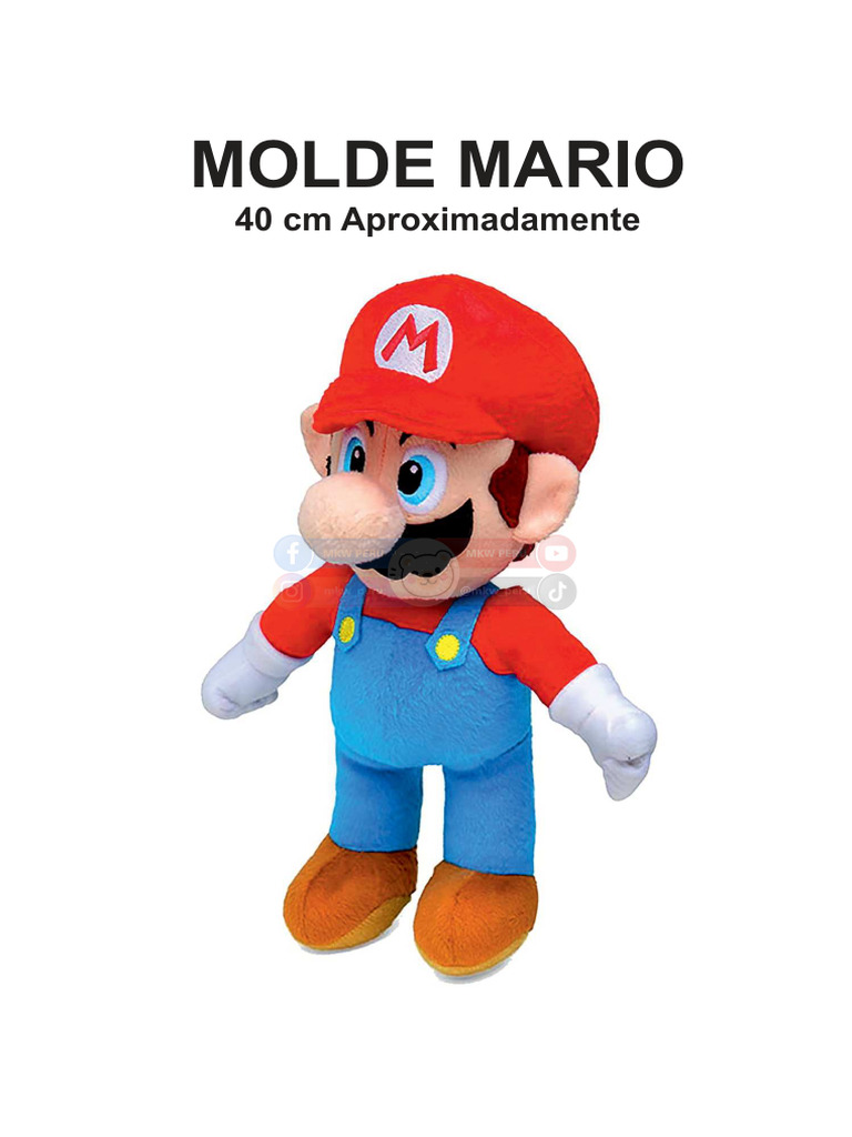 Molde Mario 40CM Aprox | PDF