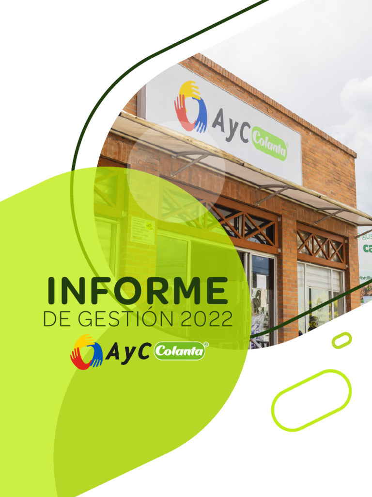 Informe de Gestion AyC COLANTA 2022 | PDF | Negocios económicos | Economias