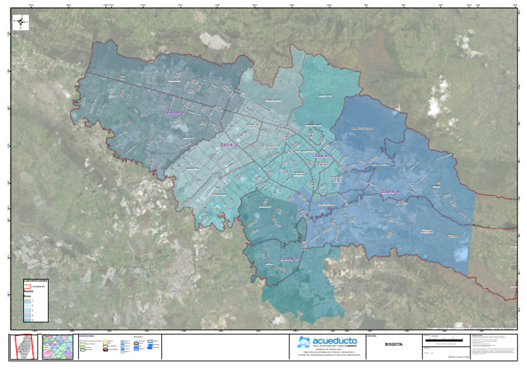 Plano Bogota X Zonas | PDF