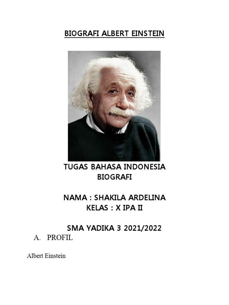 Biografi Einstein | PDF